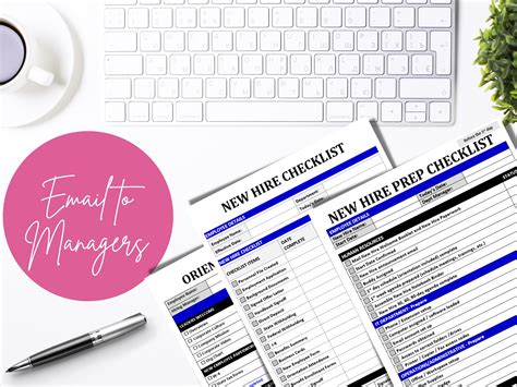 Onboarding Checklist Templates New Hire Employee Checklists Etsy