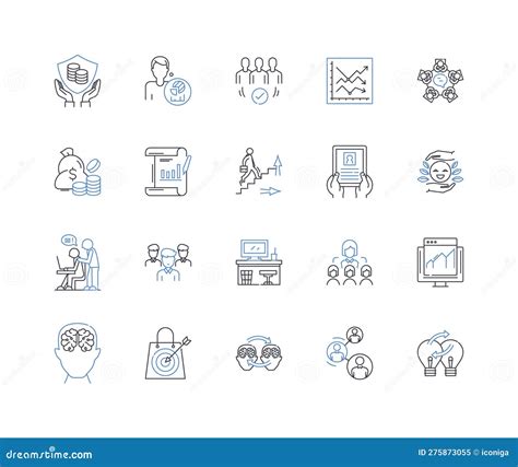 Policy Line Icons Collection Regulation Governance Directive Mandate Compliance
