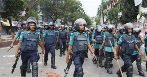 সায়েন্সল্যাবে পুলিশের সঙ্গে বিএনপি নেতাকর্মীদের সংঘর্ষ