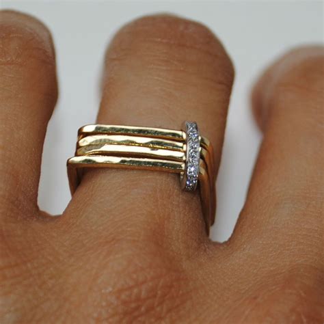 Contemporary Square Engagement Ring Contemporary Enagement Ring