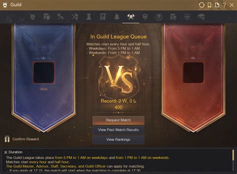 Guild League Guide BDFoundry