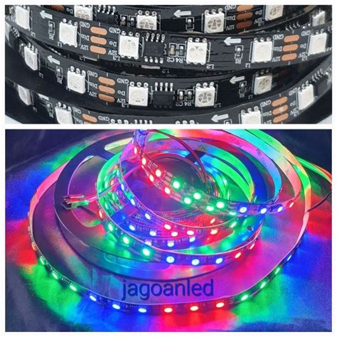 Jual LED Strip RGB WS2811 12V 5m 60led M Addressable Shopee Indonesia