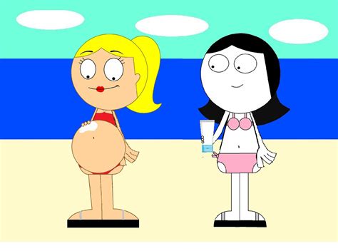 Girls Applying Sunscreen (JakeCrader Version by Miguel130509 on DeviantArt