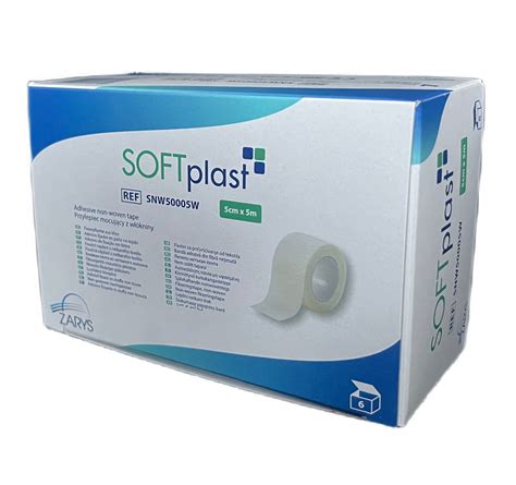 Zarys Softplast Przylepiec plaster włókninowy do opatrunków 5cm x 5m ...