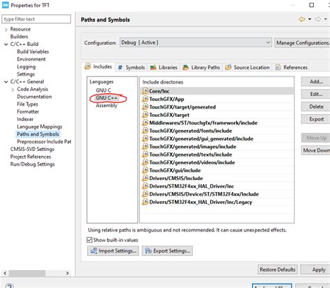 How To Add A Language In The Properties Path Stmicroelectronics