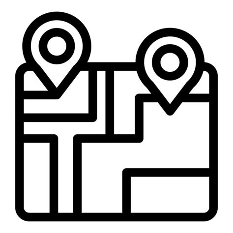 Premium Vector Gps Navigation App Showing Location Pins On City Map