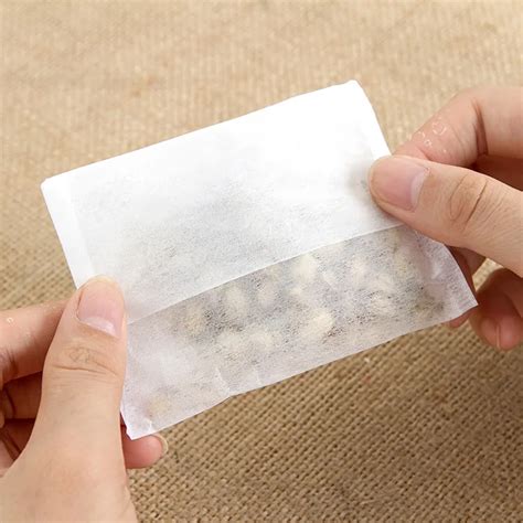 100 шт пустые бумажные пакетики для чая теплоизолирующая фильтровальная бумага для трав