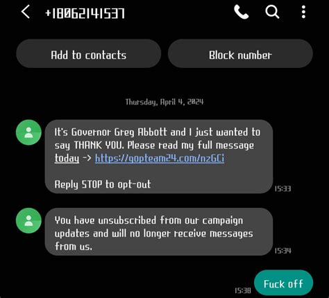 This Is The Only Way To Handle These People Or Automated Text Messages
