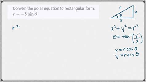 Solved Convert The Polar Equation R Cos To Rectangular Form Numerade