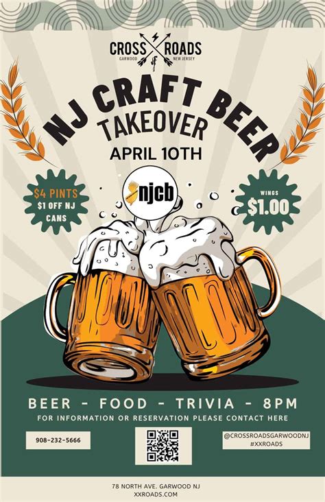Njcb Night At Crossroads Njcb Your Resource For Beer In New Jersey