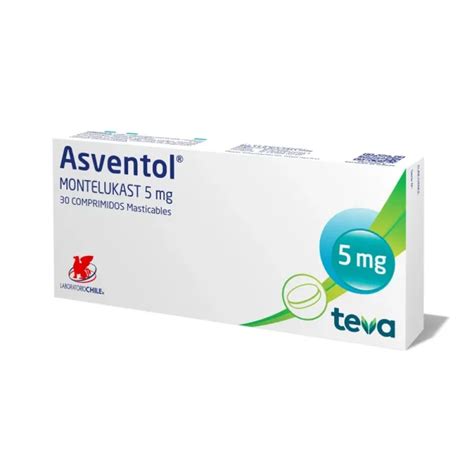 ASVENTOL 5 MG X 30 COMPR