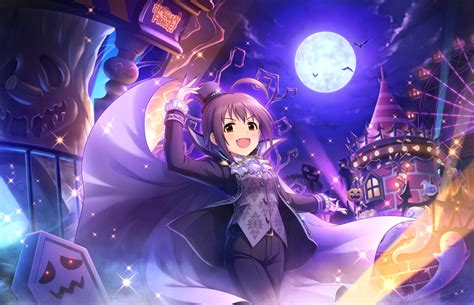 Safebooru Black Eyes Black Hair Blush Cape Idolmaster Cinderella
