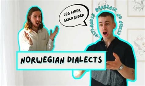 Norwegian Language Dialects A Comprehensive Exploration