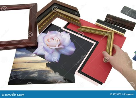 Designing Frame Project Stock Image Image Of Wood Design