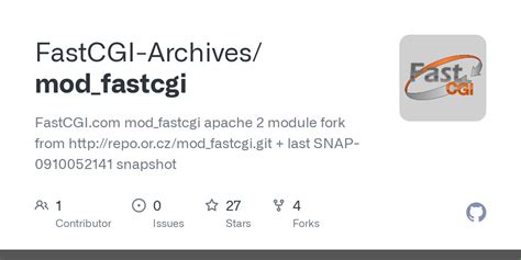 GitHub FastCGI Archives Mod Fastcgi FastCGI Mod Fastcgi Apache 2