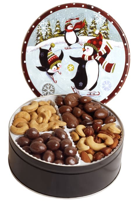Nut Roasting Trail Mixes T Tins Metal Boxes And Chocolate Nuts