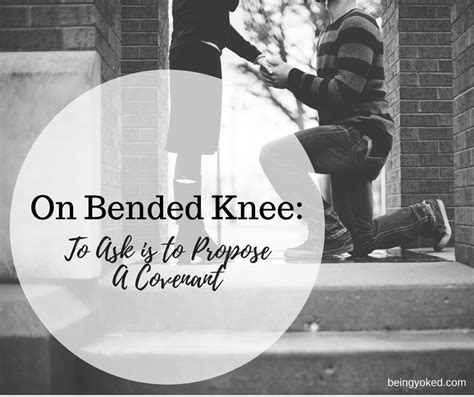 On Bended Knee Proposing