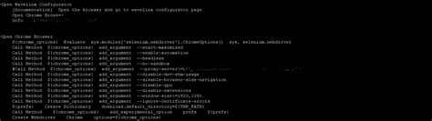 Getting Protocol Error In Open Browser Keyword Seleniumlibrary
