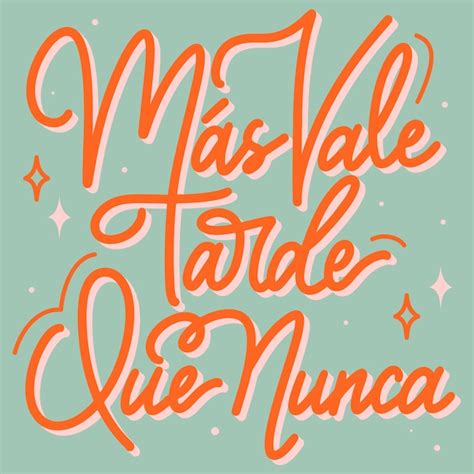 Citas de diseño de letras dibujadas a mano de vector gratis en español
