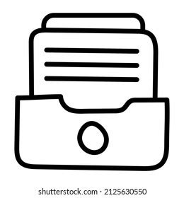 Cloud Folder Network Icon Outline Vector Stock Vector Royalty Free