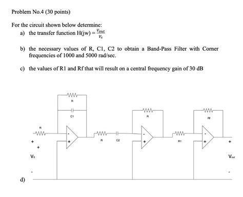 solved problem no 4 30 points for the circuit shown below