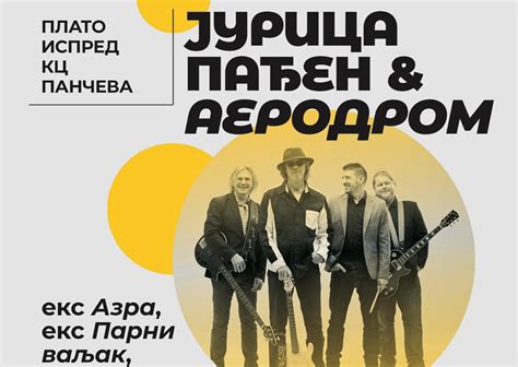 Besplatan Koncert Jurica Pa En Aerodrom Avgusta U Pan Evu
