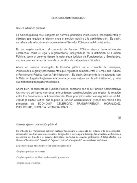 Derecho Administrativo Pdf Justicia Crimen Y Violencia