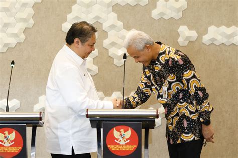 Ganjar Dan Menko Perekonomian Sepakat Tol Semarang Demak Dipercepat Pemerintah Provinsi Jawa