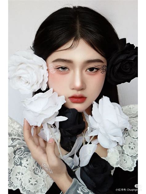 Human Body Drawing Flower Makeup Photoshoot Concept New Face