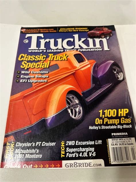 Truckin Magazine July 2000 Classic Truck Special £465 Picclick Uk