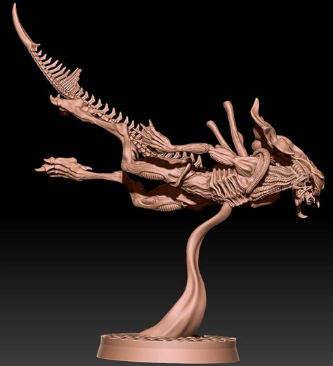 Obj File Aqua Predalien・3d Print Model To Download・cults