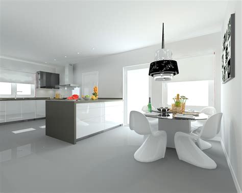 Somosaguas Cocinas Santos Modelo Minos Laca Blanco Brillo Encimera Granito Docrys DC