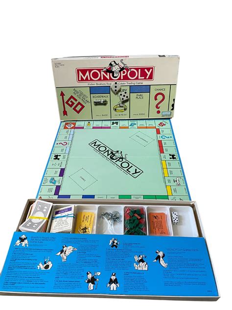 1996 Hasbro Parker Brothers Monopoly Board Game Vintage Board Etsy