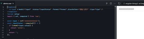 Input 设置了format属性的输入框在有默认值的情况下为什么不format之后展示呢，设计如此吗 · Issue 1964
