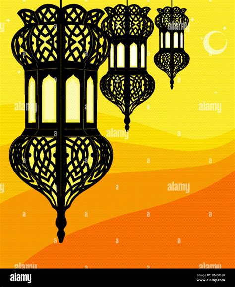 Illustration Of Stylish Ramadan Lantern Stock Vector Image Art Alamy