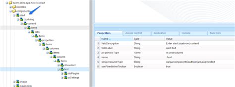 Experiencing Adobe Experience Manager Aem Cq Aem 6560 React Spa Component For Showing