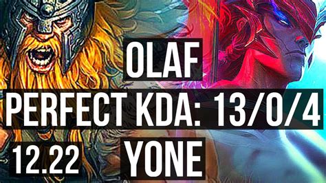 Olaf Vs Yone Top 1304 Legendary 400 Games Kr Master 1222