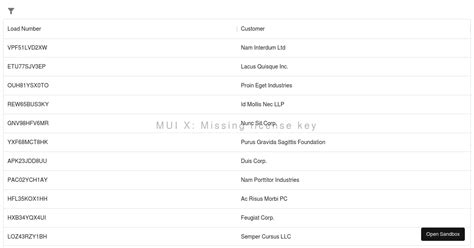 Github Mui Custom Data Grid Forked Codesandbox