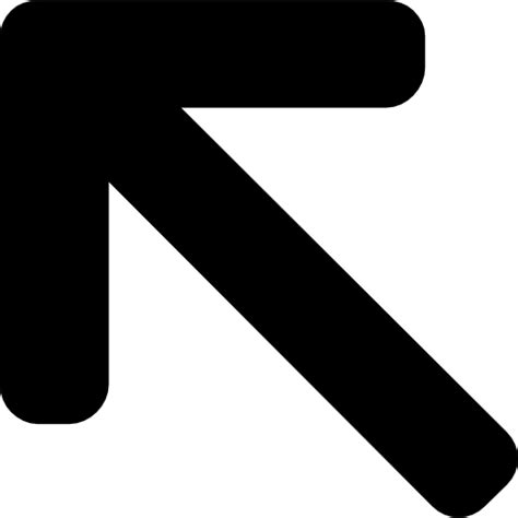 Diagonal Arrow Roundicons Solid Icon