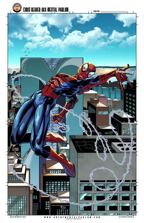 Spiderman Web Slinging Comic