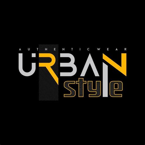 Urban Style Typography Design For T Shirt Prints Logos Vectorizados