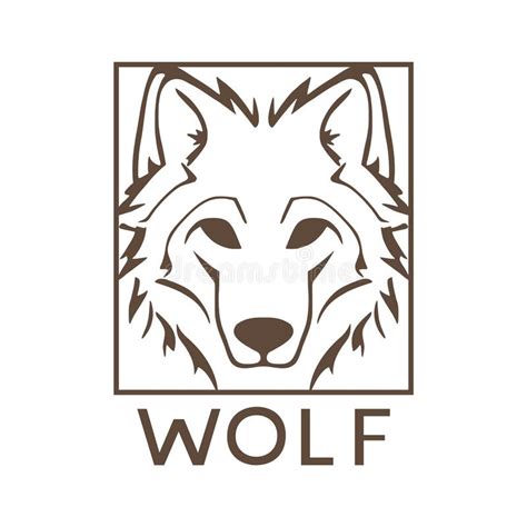 Wolf Face Symbol Stock Vector Illustration Of Symbol 337830924