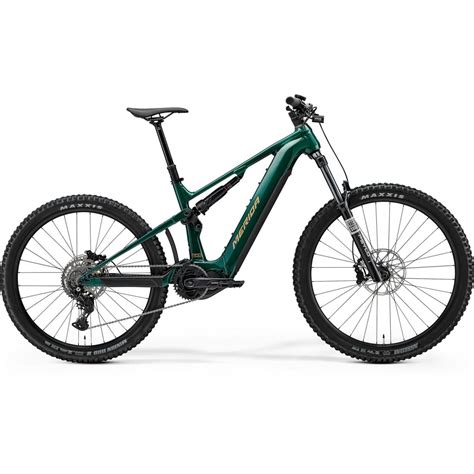 Merida Eone Sixty 400 Electric Enduro Bike Deep Forest Green Light Ear