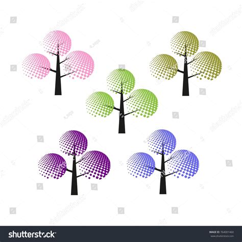 Digital Tree Icon Stock Vector Royalty Free 764001460 Shutterstock