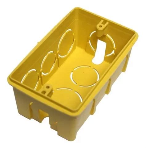 Kit 10 Caixa De Luz Amarela 4x2 Embutir Tomada Interruptor MercadoLivre