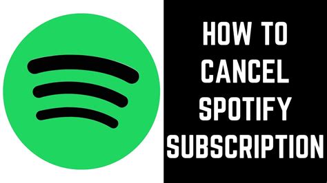 How To Cancel Spotify Subscription Youtube