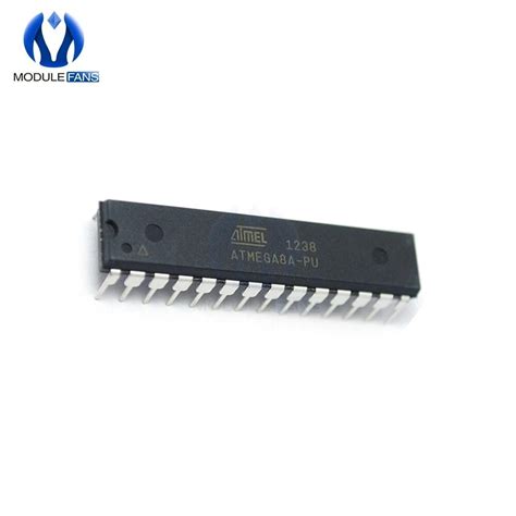 17p Atmega8a Pu Atmega8a Mega8a Dip 28 8 Bit With 8k Bytes In System Programmable Flash Atmega