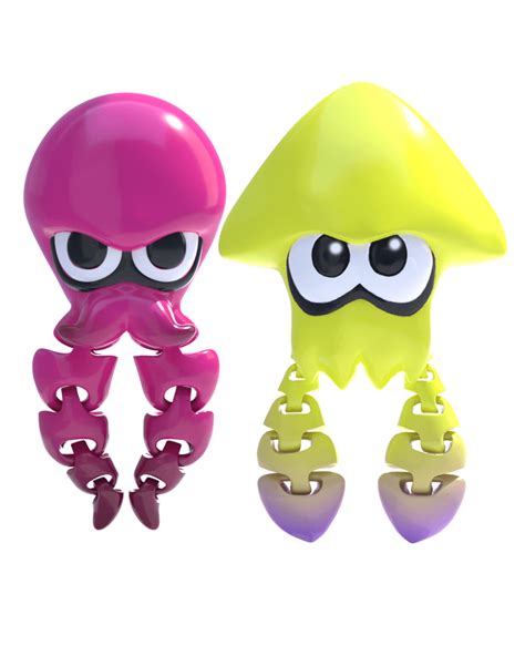 Articulated Octoling And Squidling 3d Model By 3dlasagna On Thangs