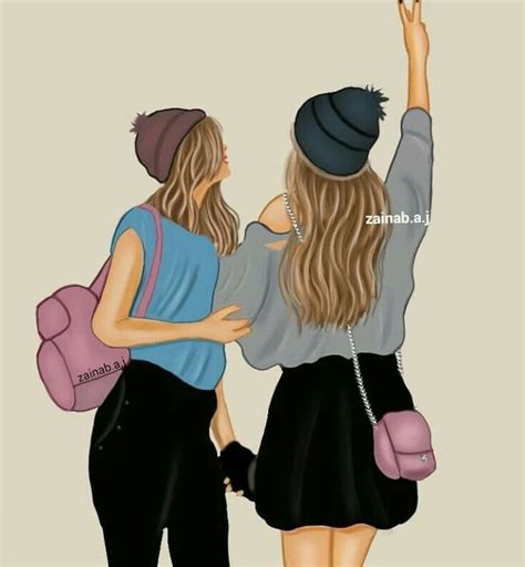 Pin By Juhi Singh On My Favourite Bff Drawings Cute Girl Drawing Best Friend Drawings
