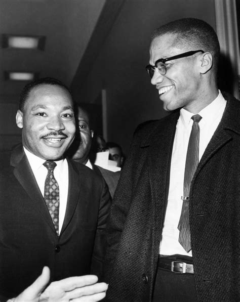 King And Malcolm X 1964 Ndr Martin Luther King Jr Left American